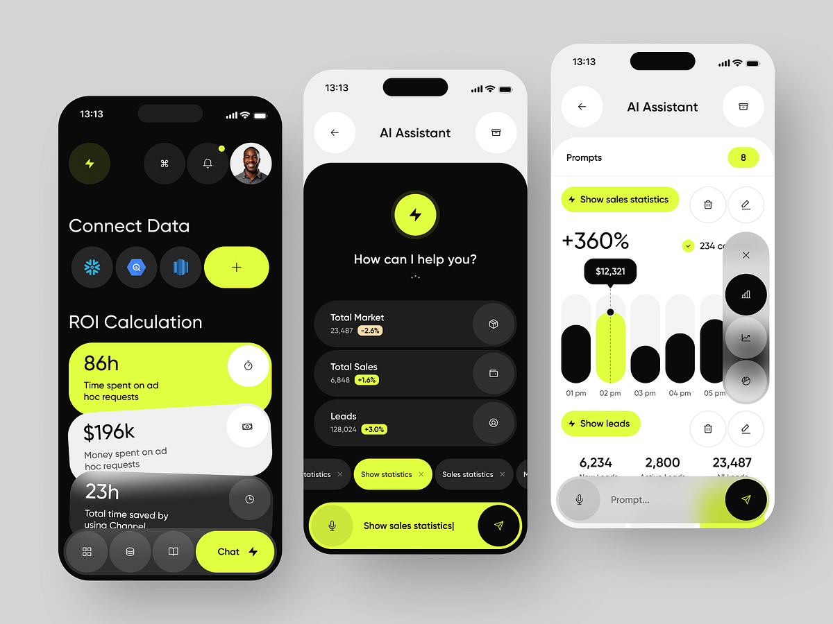 Usechannel - Online AI Chatbot App by Stan D. on Dribbble