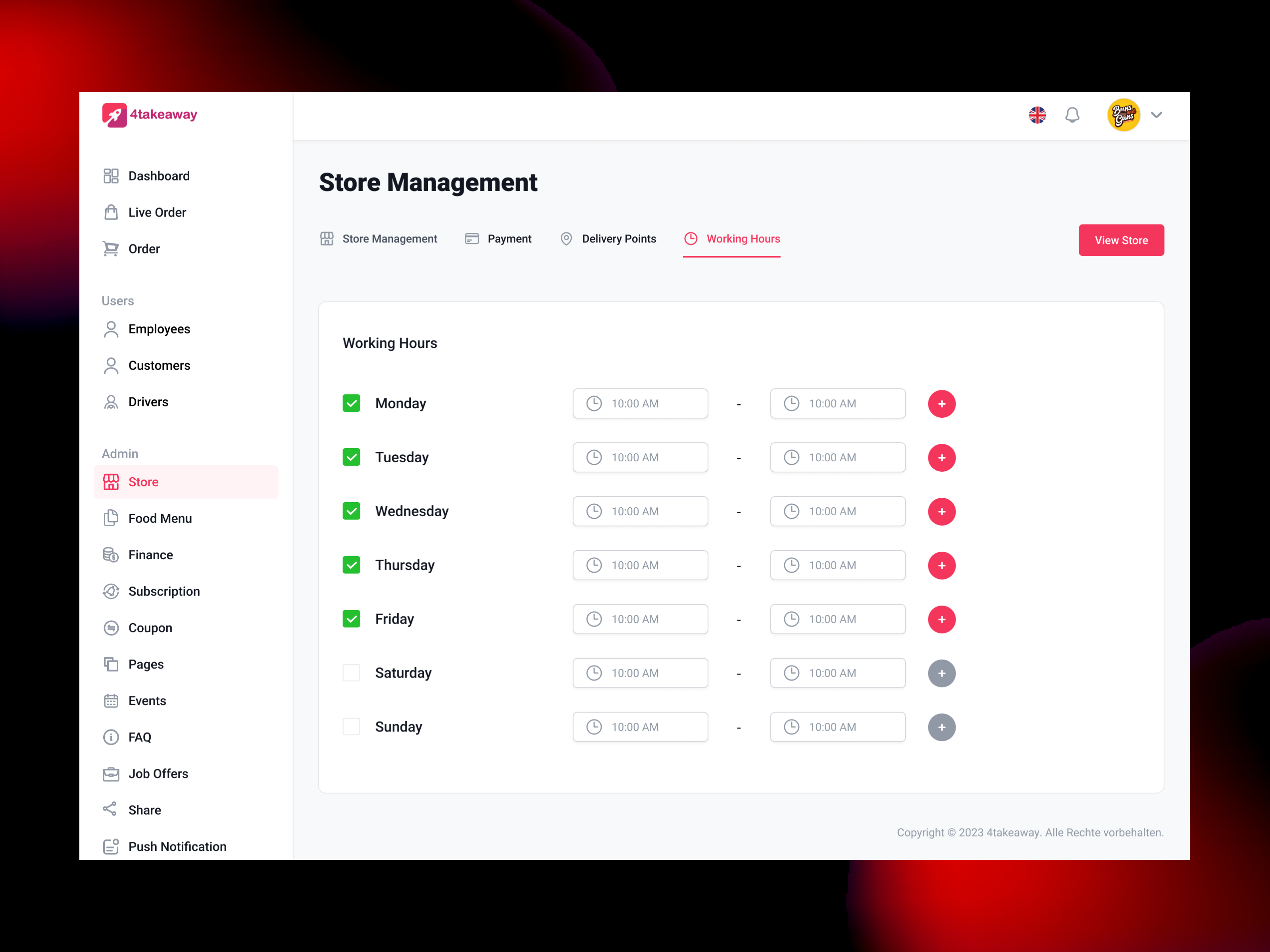Store Management Dashboard Design by Daniel Barr for Luminalogik on ...