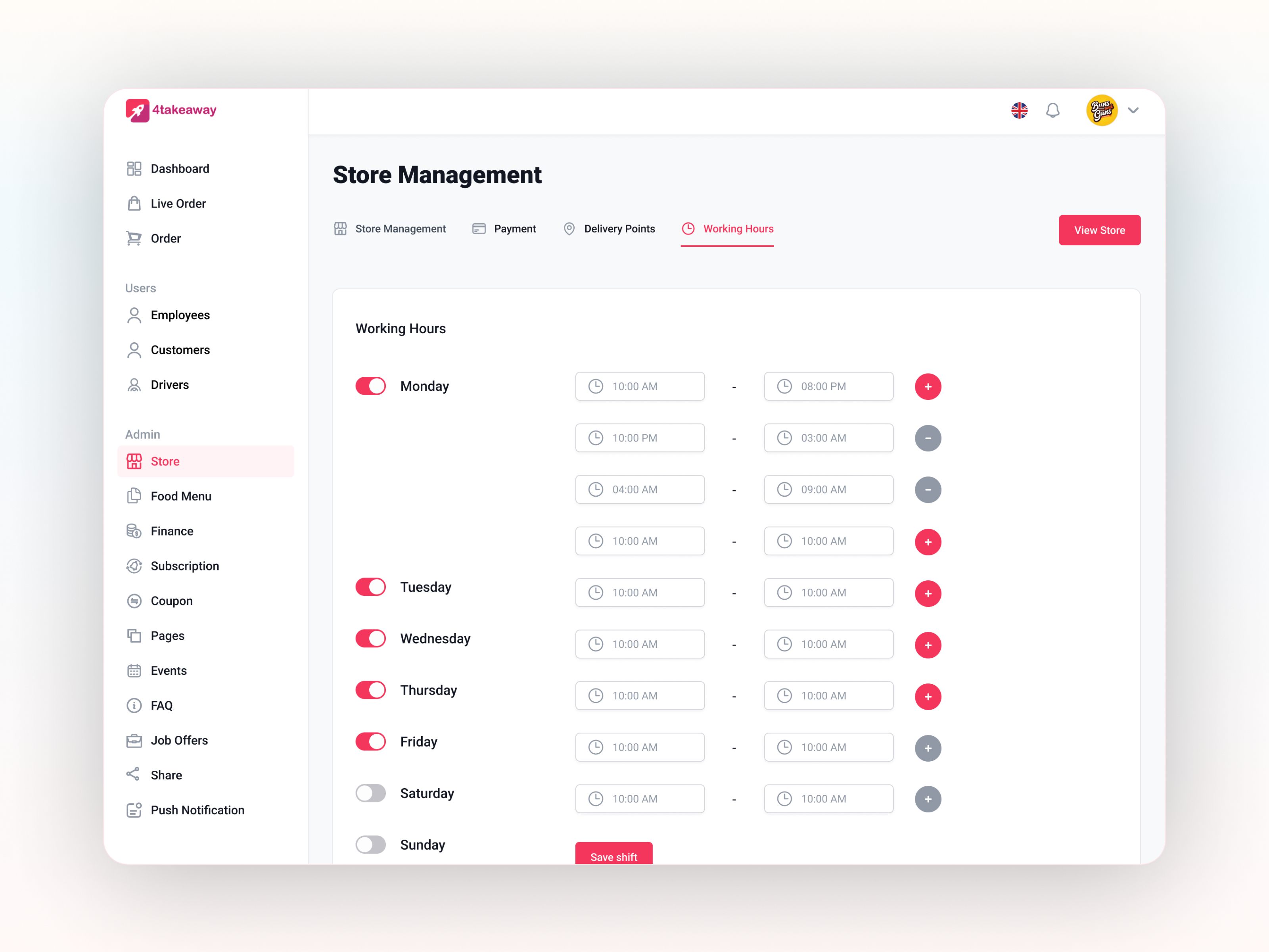Store Management Dashboard Design by Daniel Barr for Luminalogik on ...