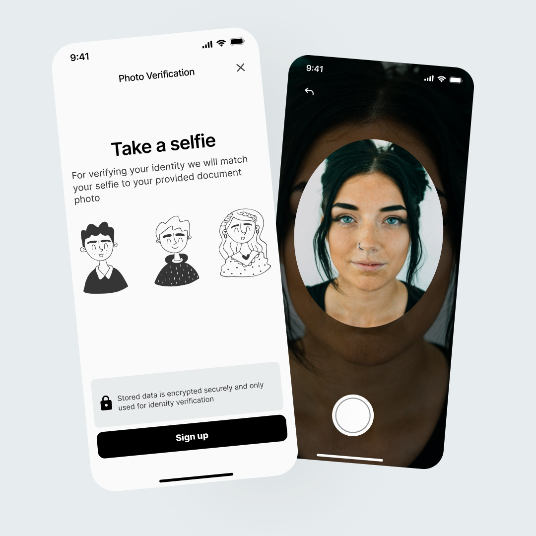 Selfie Verification Finance App by Silvestrs on Dribbble