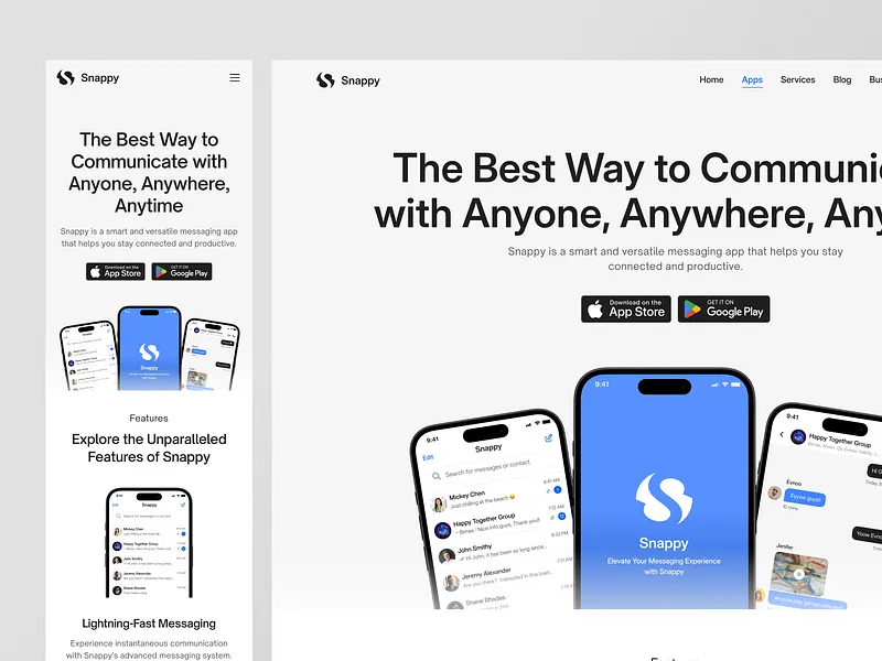 Features Page designs, themes, templates and downloadable graphic ...