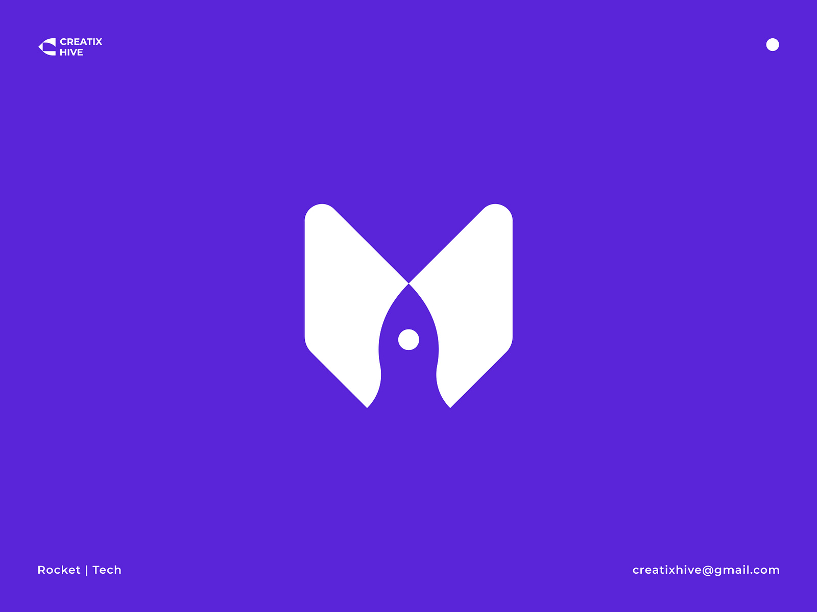 Letter M + Rocket Logo Design by Creatix Hive on Dribbble