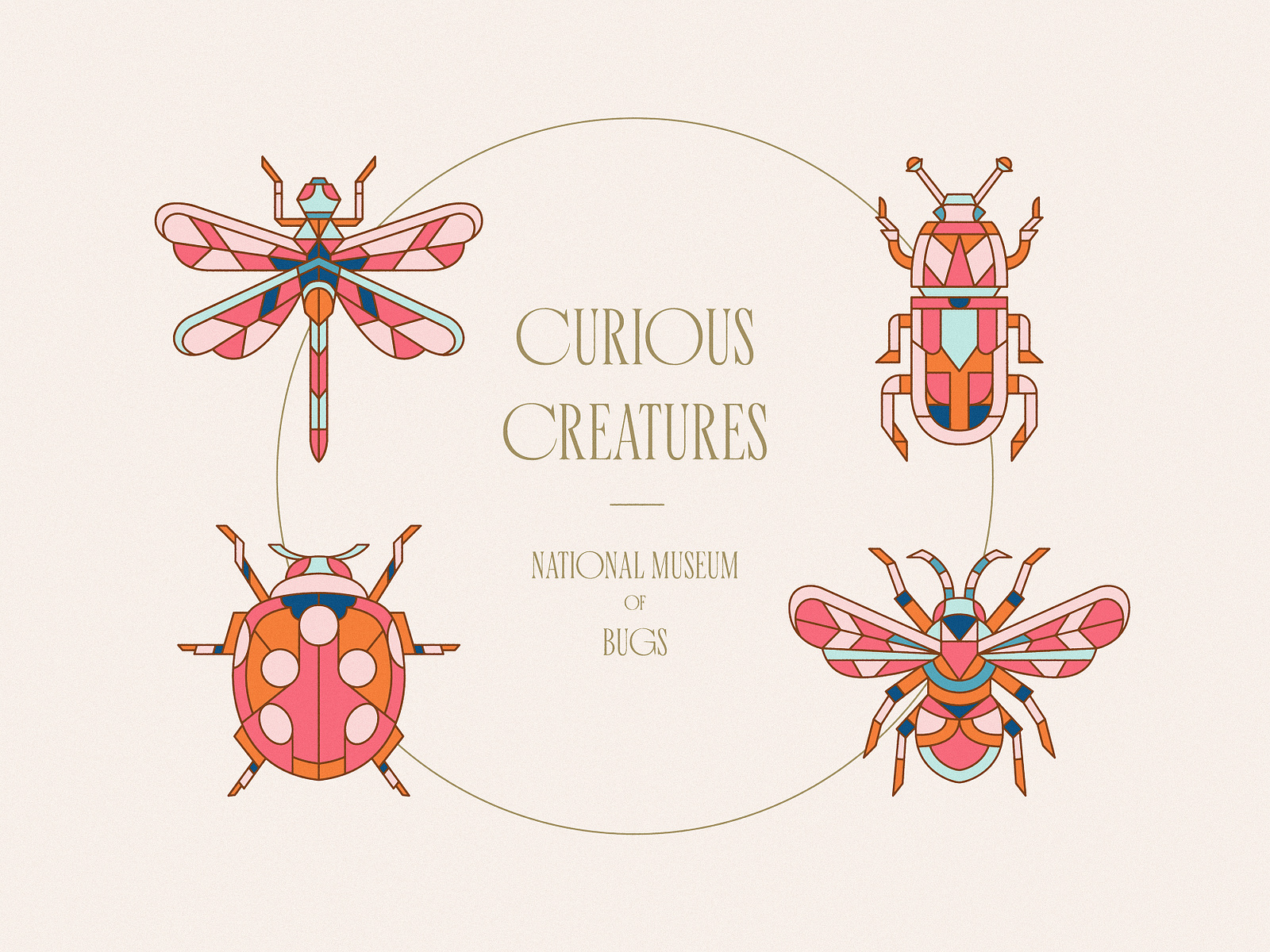Curious Creatures Illustrations by Skilline Design Co. on Dribbble
