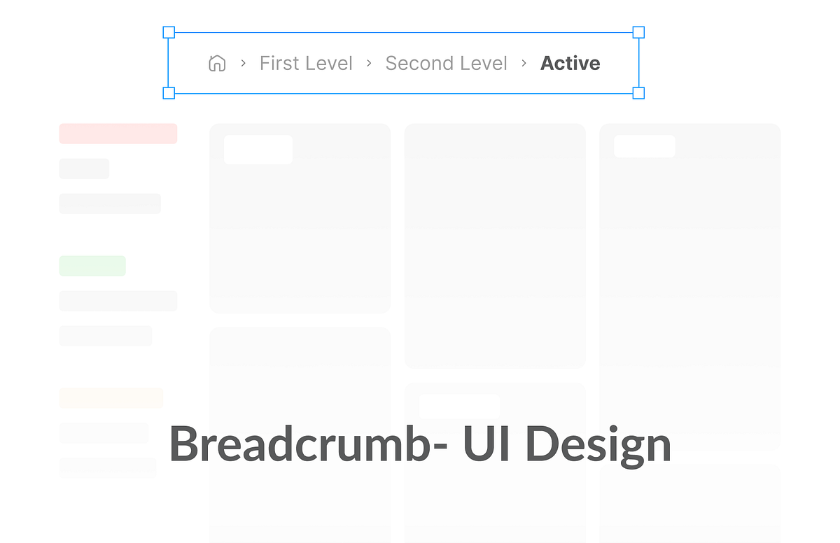 Breadcrumbs UI Design Guide by Gourisha Goel on Dribbble