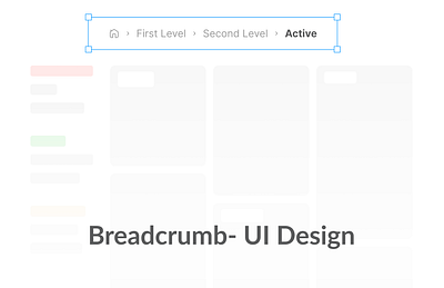 Breadcrumbs UI Design Guide by Gourisha Goel on Dribbble