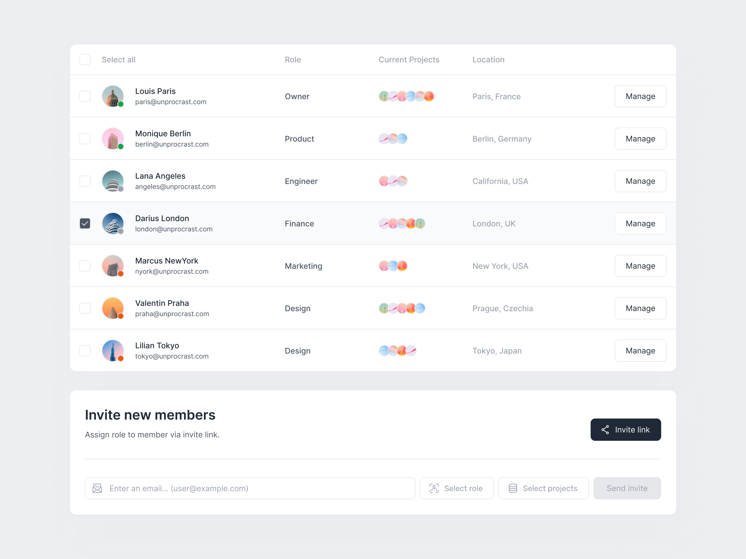 TeamTask™ - Team Member Management by Louis Nguyen on Dribbble