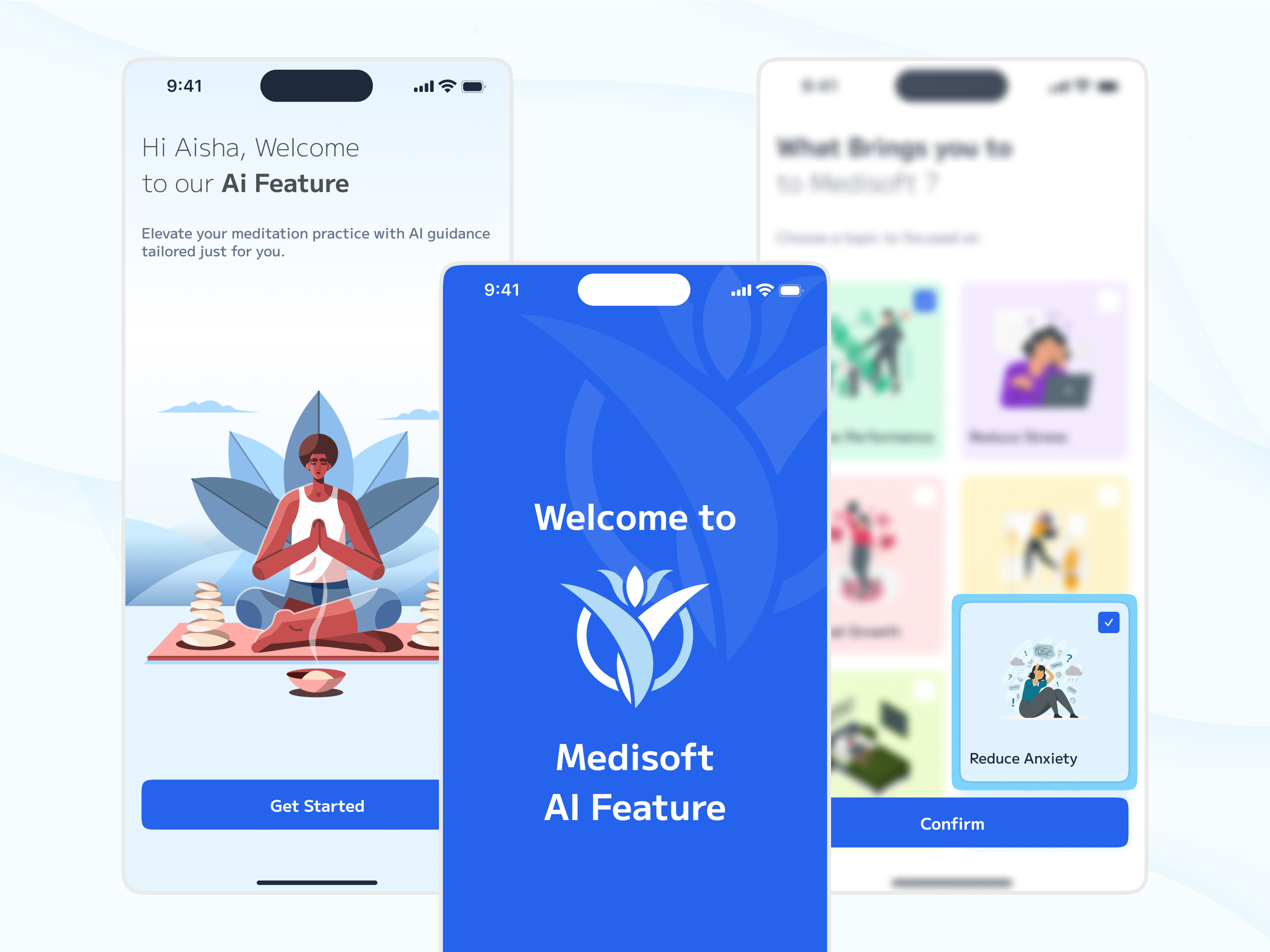 Meditation App Design Personalized Peace With Medisoft V2 By Anglara Digital Solutions On Dribbble 