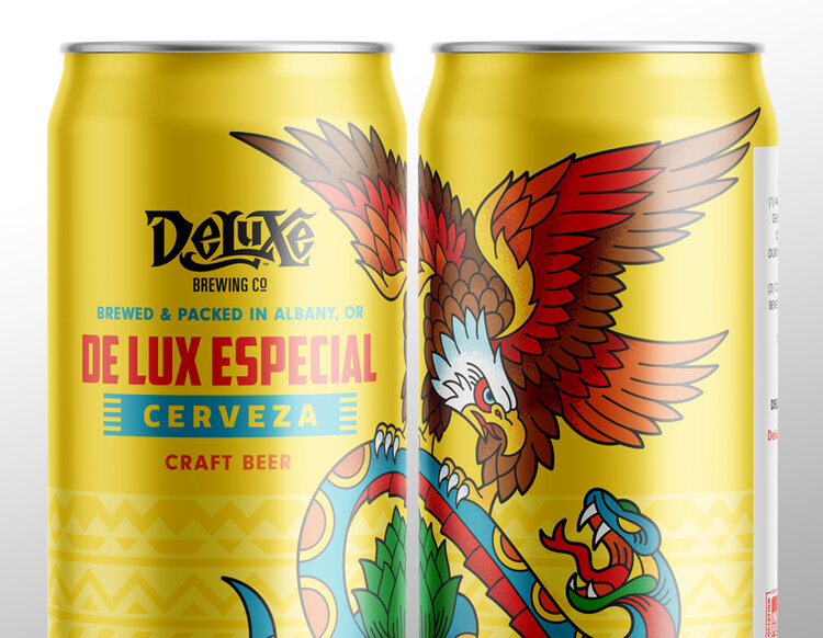 Deluxe Brewing Packaging Design by Code Pulse Technologies on Dribbble