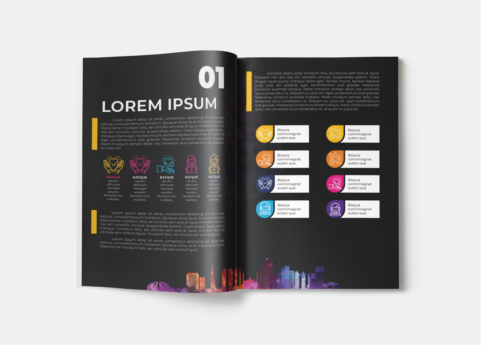 Event Booklet design by Amir Ayub on Dribbble