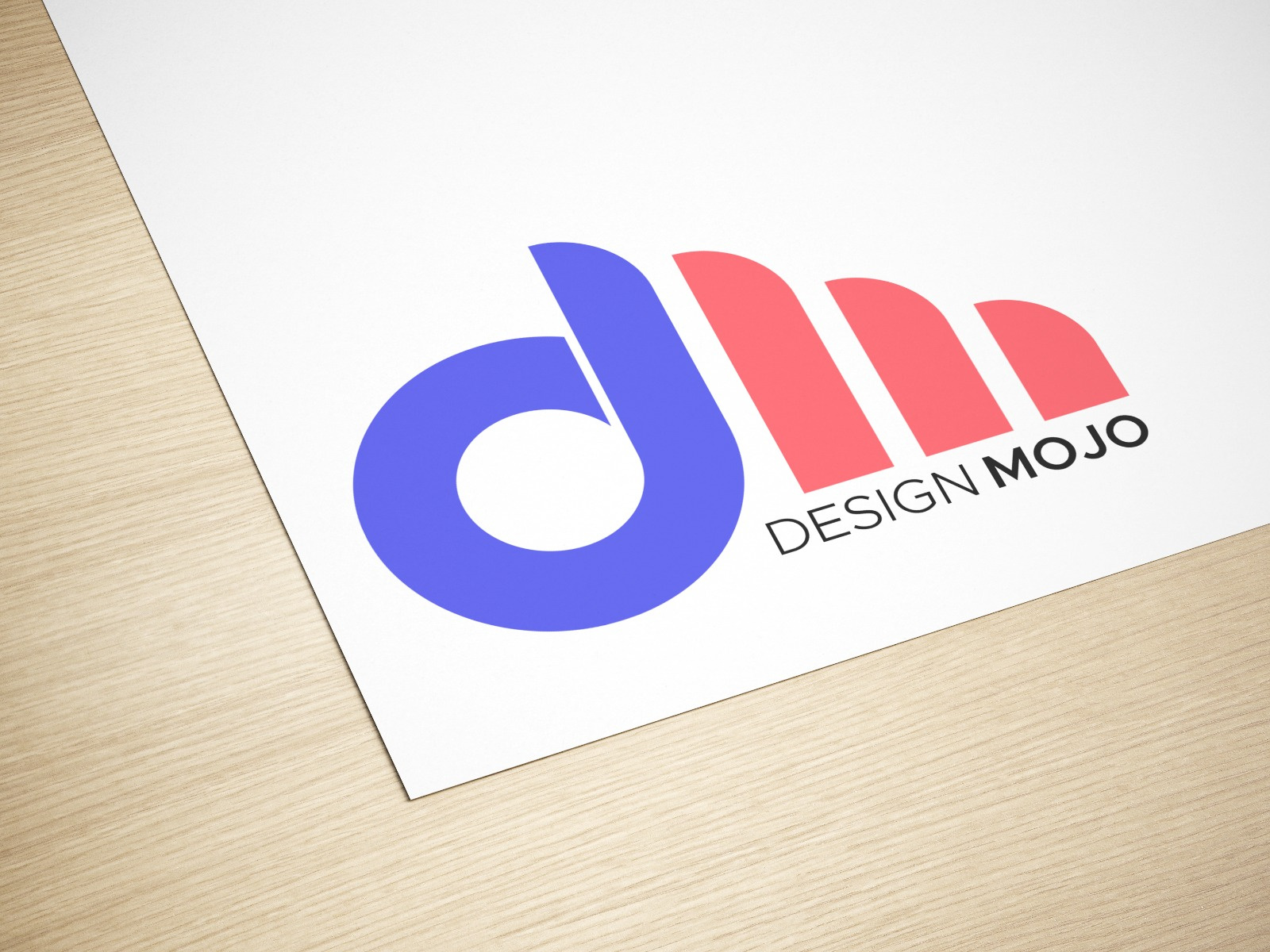 Logo design for Design Mojo by Muhammad Obair Khan on Dribbble