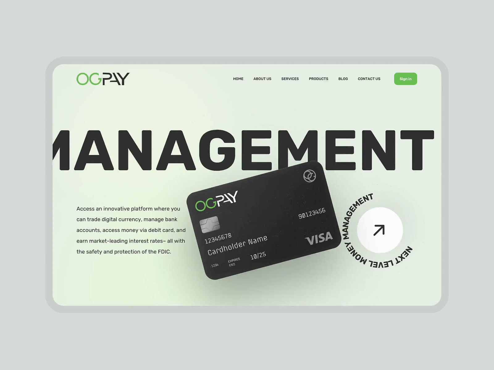 OGPay – Design concept by Andrew on Dribbble