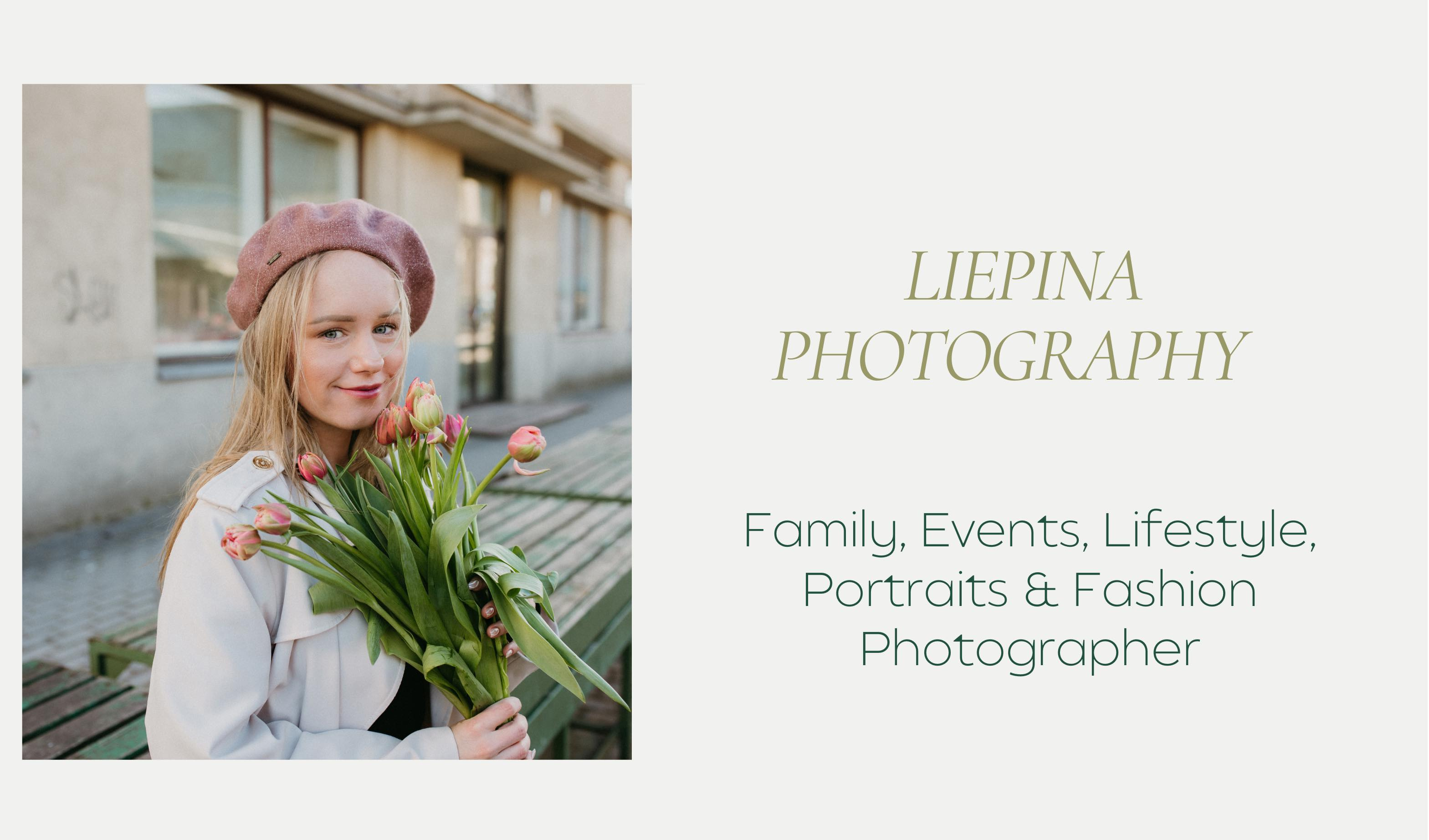 Liepina Photography Branding by Eva Mac Designs by Eva Brownell on Dribbble