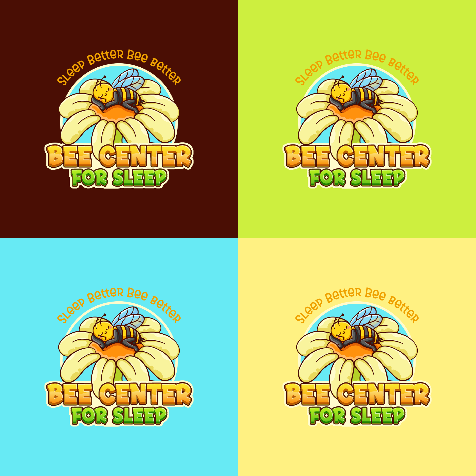Logo Design for Bee Center for Sleep 😴🐝 by Ahsen on Dribbble