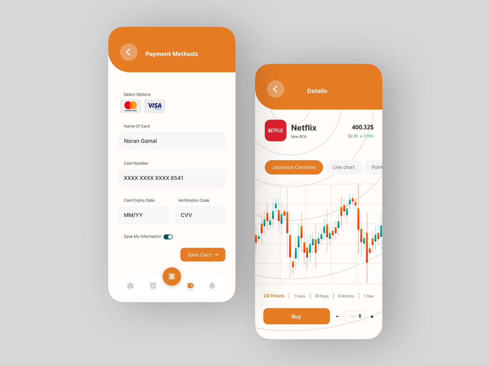 Financial Mobile App Ui | UX by Marwan Sayed on Dribbble