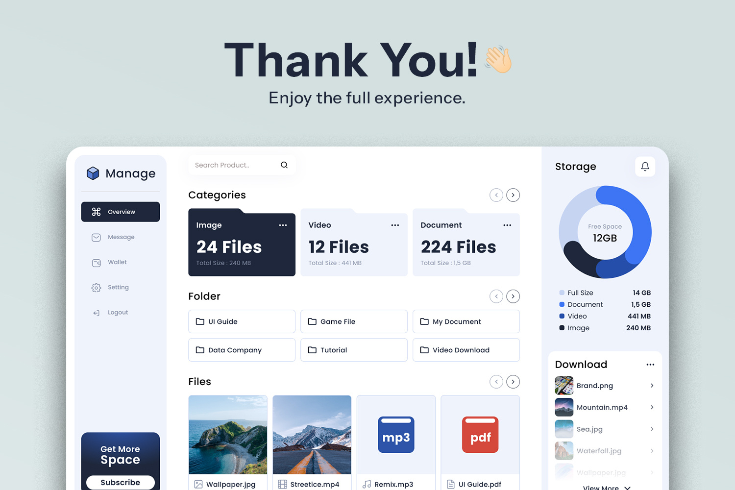 File Management Dashboard by Consixlabs on Dribbble