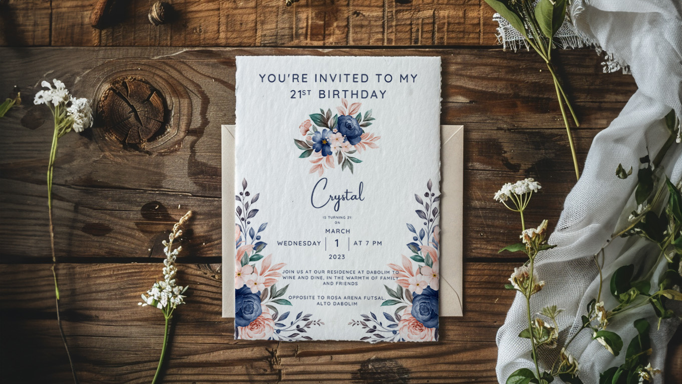 Invitation Card Designs by Amanda De Souza on Dribbble