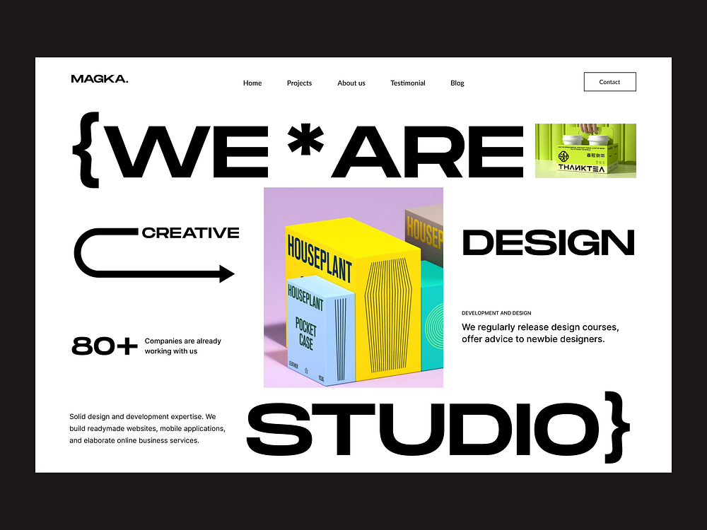 New & Noteworthy Web and Landing Page Designs on Dribbble