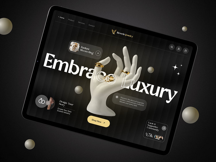 Jewelry Ecommerce Store Web Concept by MQoS UI/UX for MultiQoS on Dribbble Jewelry Ecommerce Store Web Concept by MQoS UI/UX for MultiQoS on Dribbble