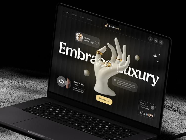 Jewelry Ecommerce Store Web Concept by MQoS UI/UX for MultiQoS on Dribbble Jewelry Ecommerce Store Web Concept by MQoS UI/UX for MultiQoS on Dribbble