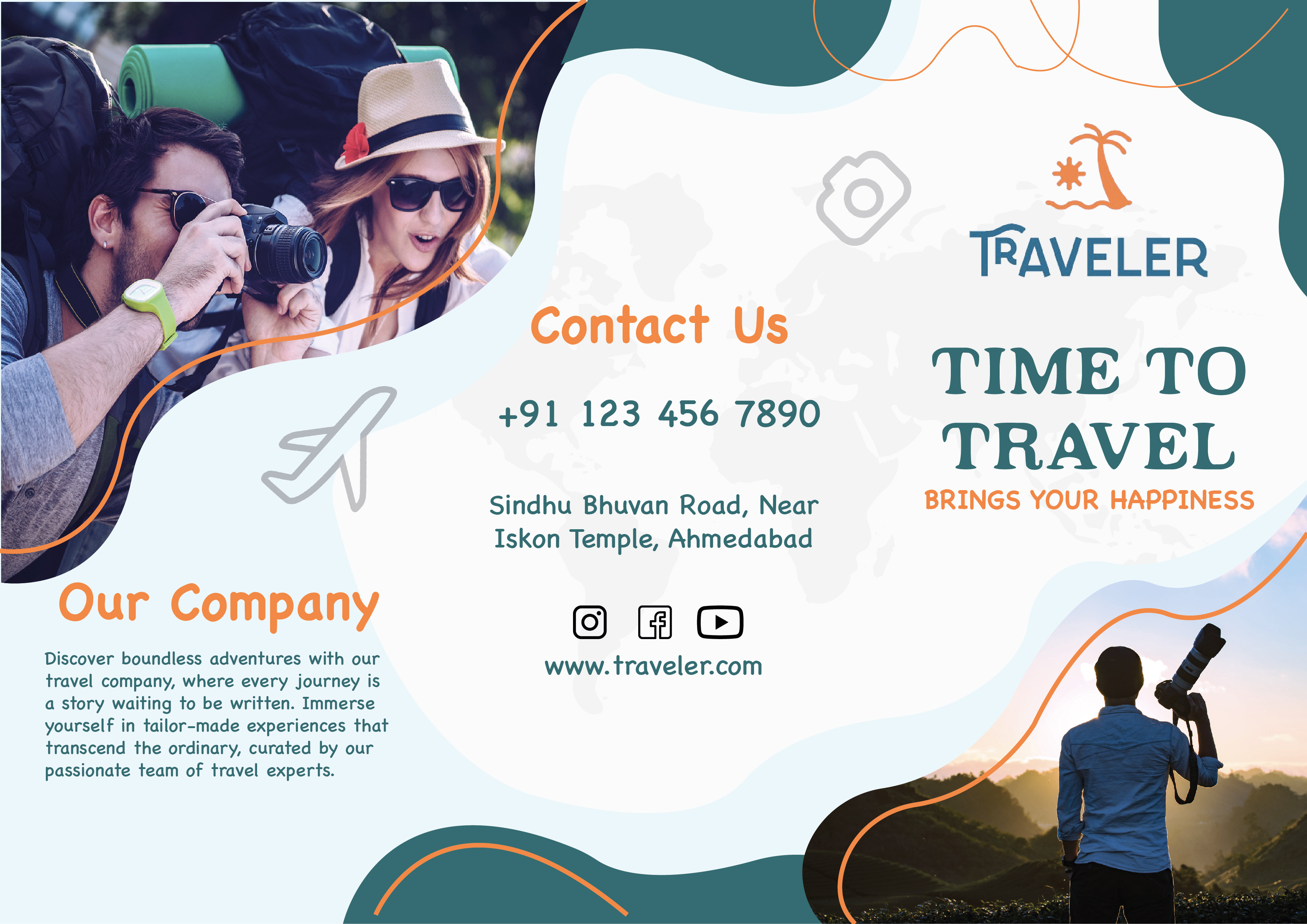 Travel Brochure by Devang Mandviya on Dribbble