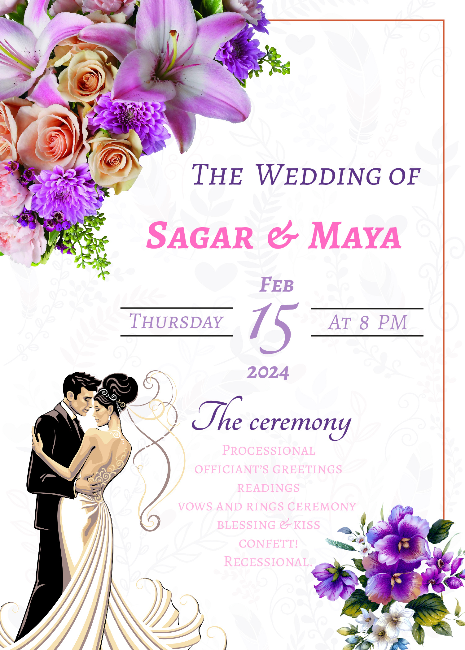 Invitation Card by Devang Mandviya on Dribbble