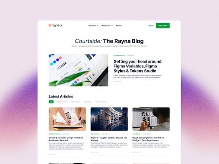 Browse thousands of Blog Page UI images for design inspiration | Dribbble