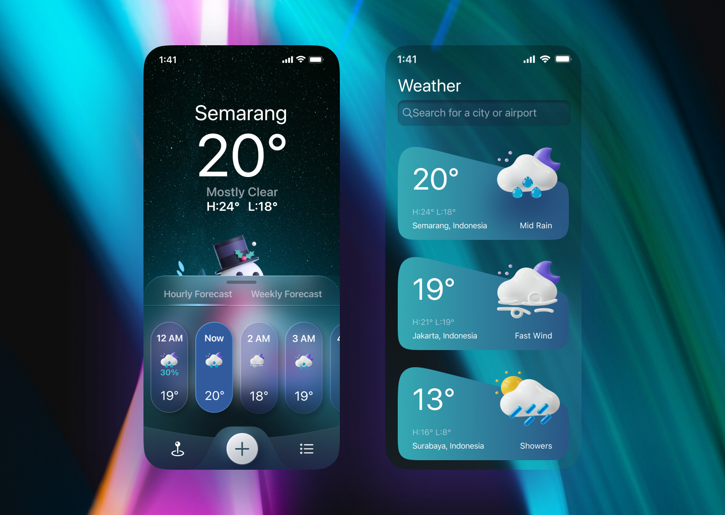 Weather App UI Design by Rezi Palifta on Dribbble