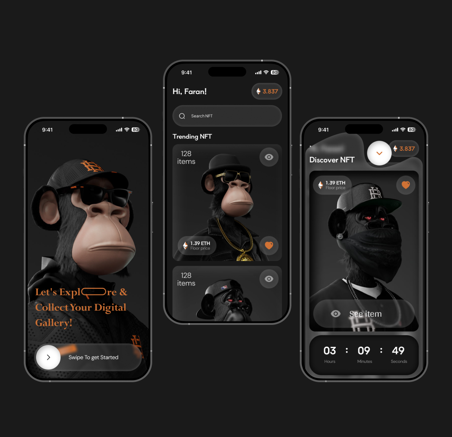 Trending NFT Ui Design by Faran UI/UX on Dribbble