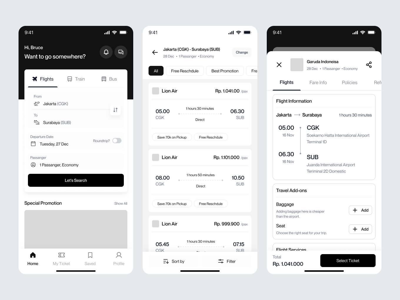 Online Ticker Order Mobile App - Kretya Challenge 01 by Ihya Fathurr 🤖 ...