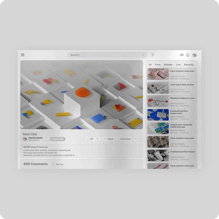 Youtube Thumbnail mockup by Fruited Design on Dribbble