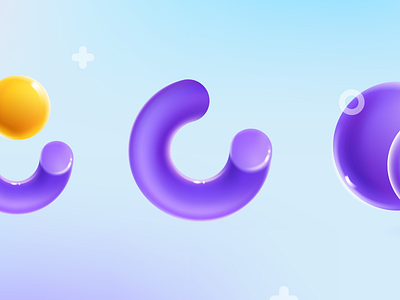 Realistic 3D loading indicator by Roma Korolev (kaer logo) on Dribbble