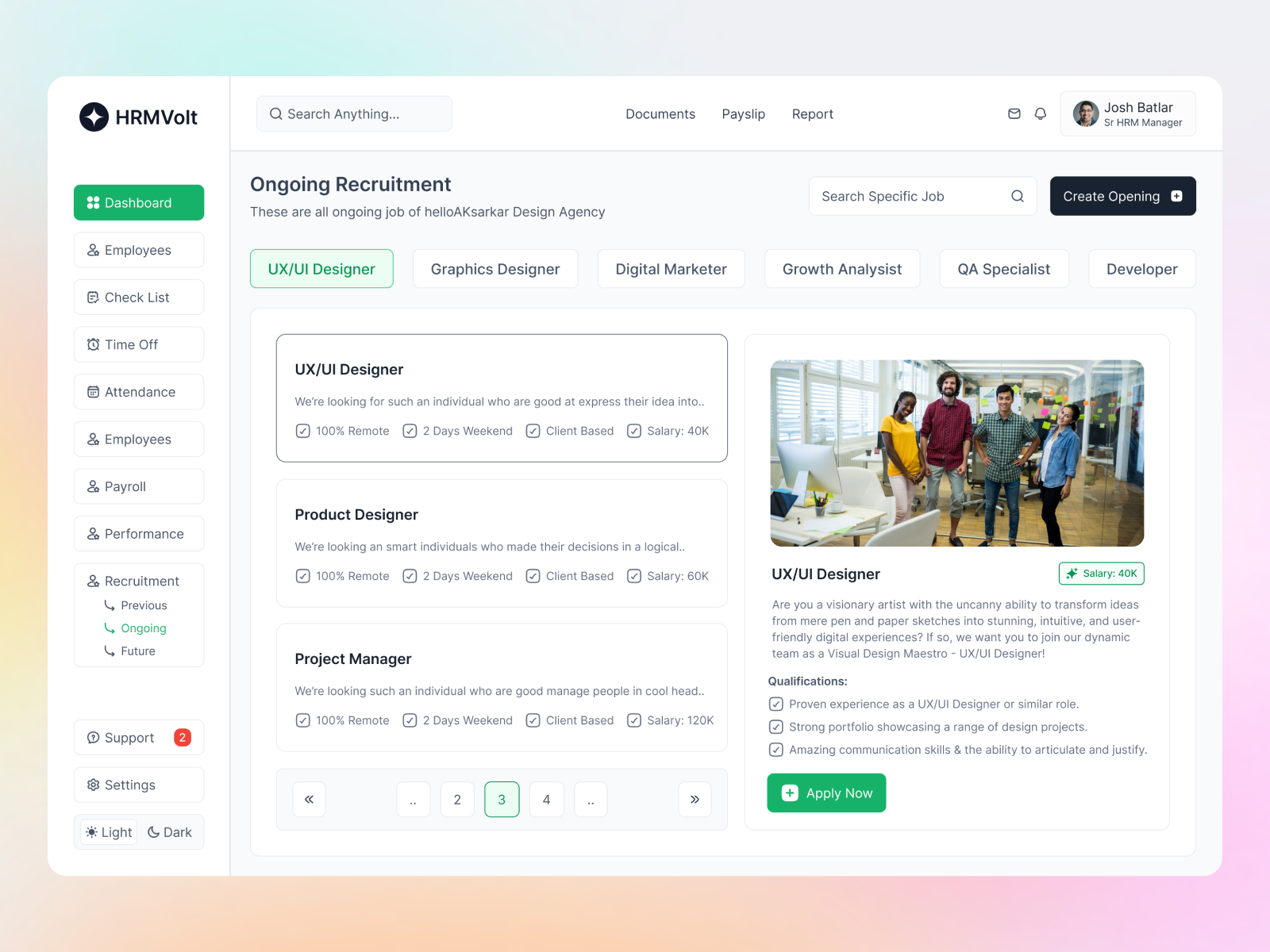 Browse thousands of Job Application Dashboard images for design inspiration | Dribbble