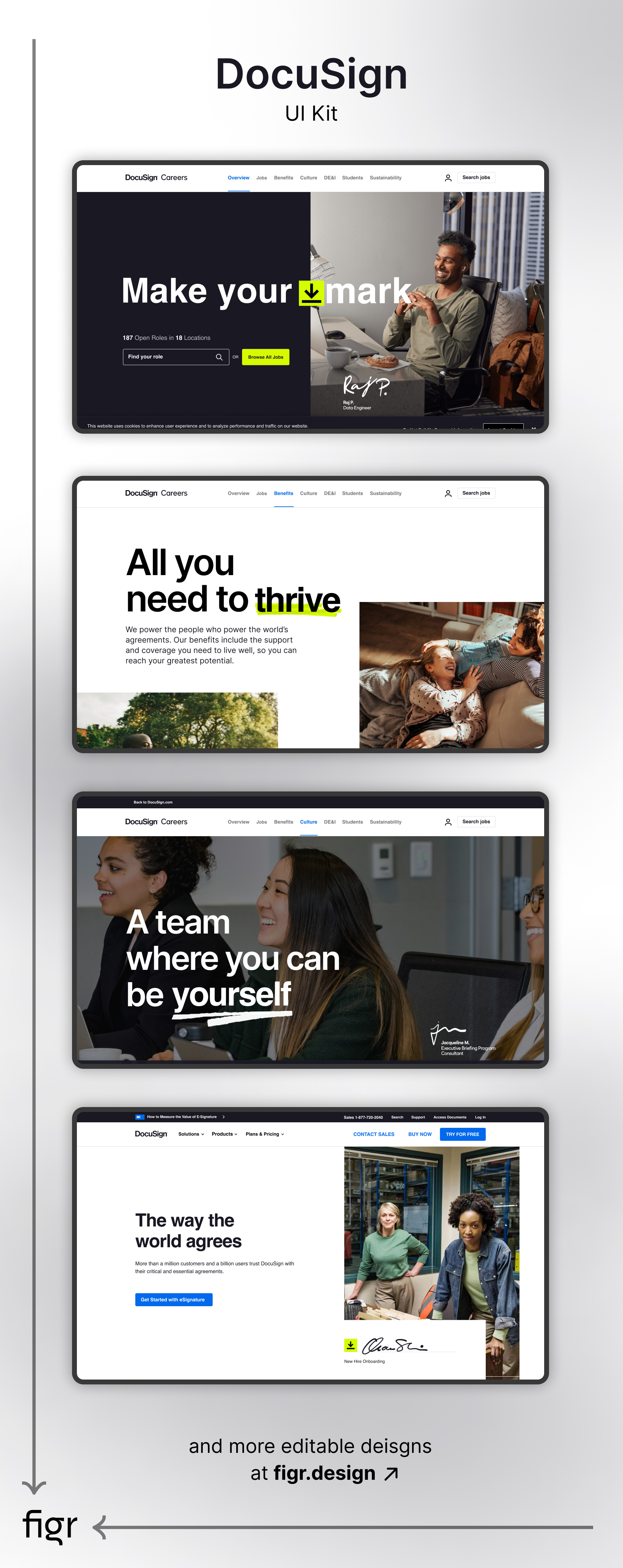 Make DocuSign UI your own by Figr Design on Dribbble