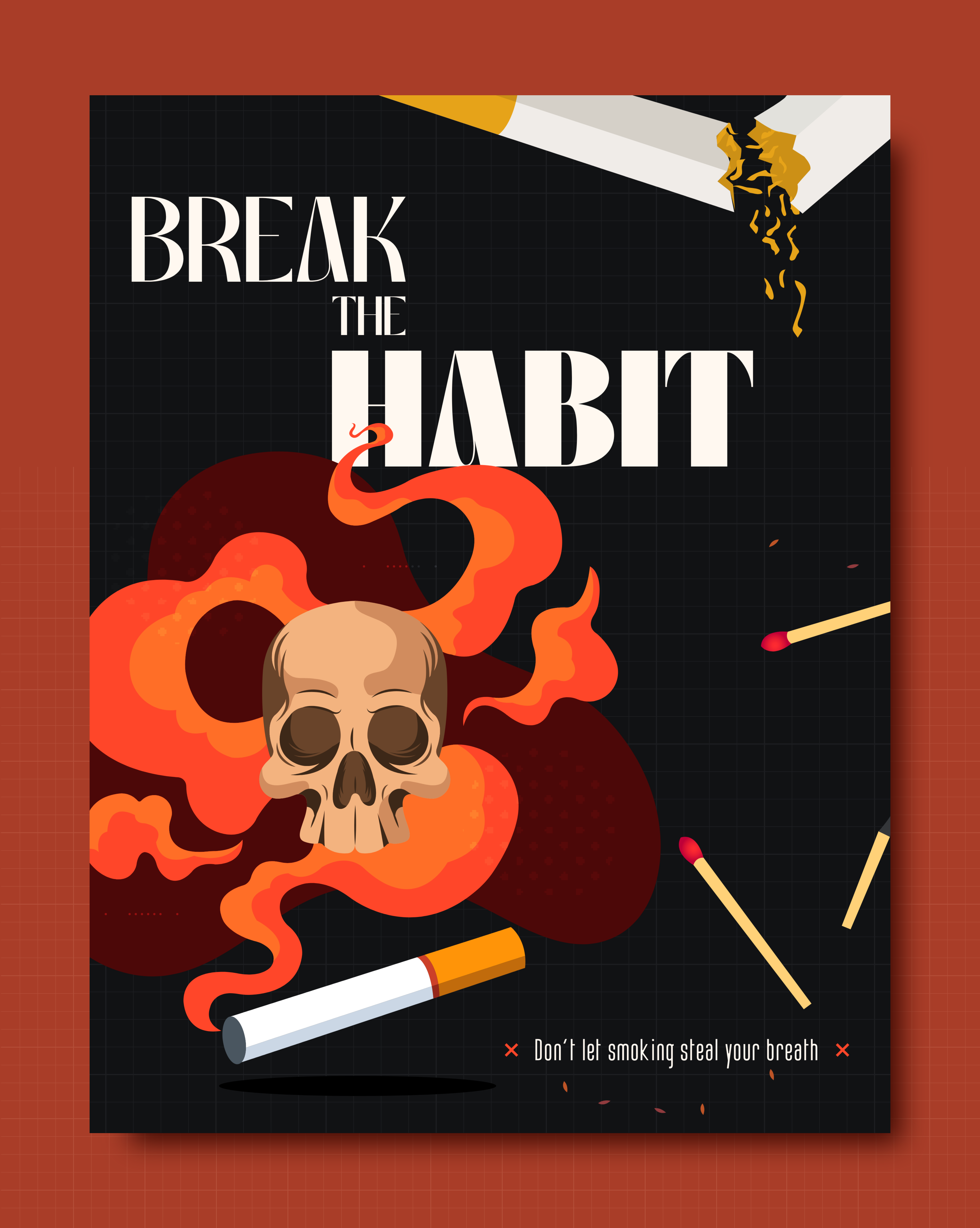 Browse thousands of Smoking Poster images for design inspiration | Dribbble