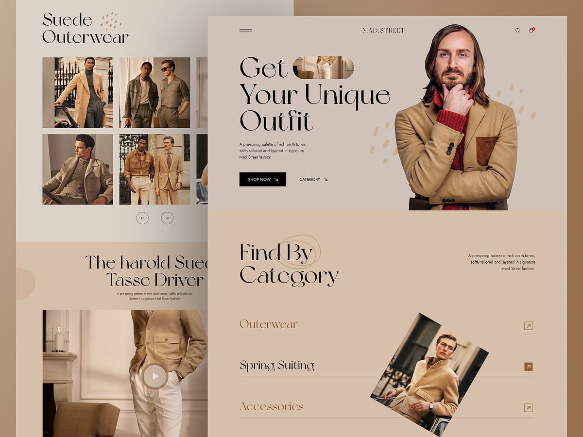 Men's fashion wear website by Muhammad Shofiuddoula for Zeyox Studio on ...