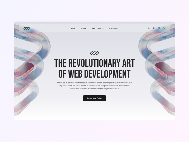 Web Development Landing Page by DevDimensions on Dribbble