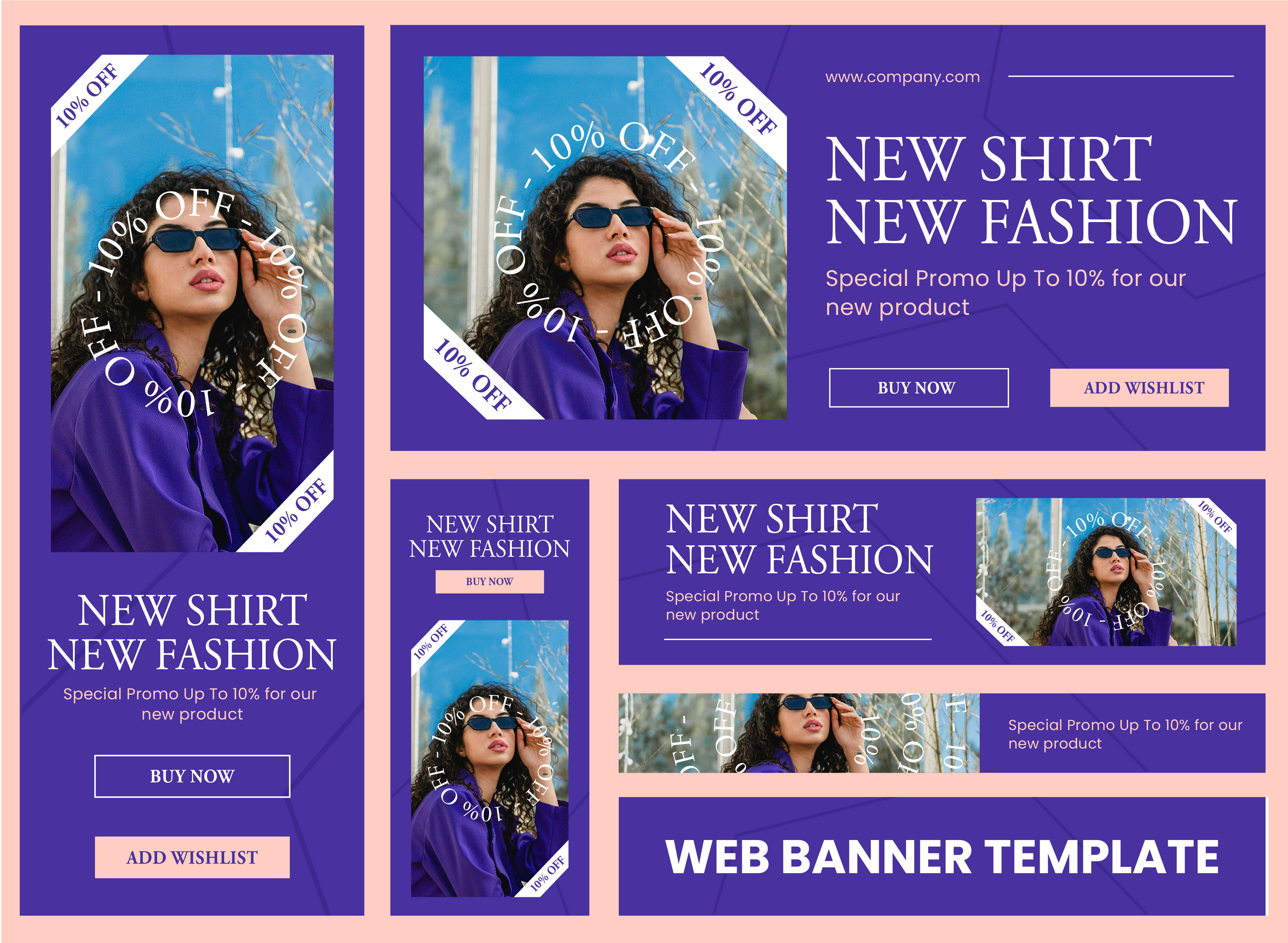 Modern fashion web banner design by Aanu Studio on Dribbble