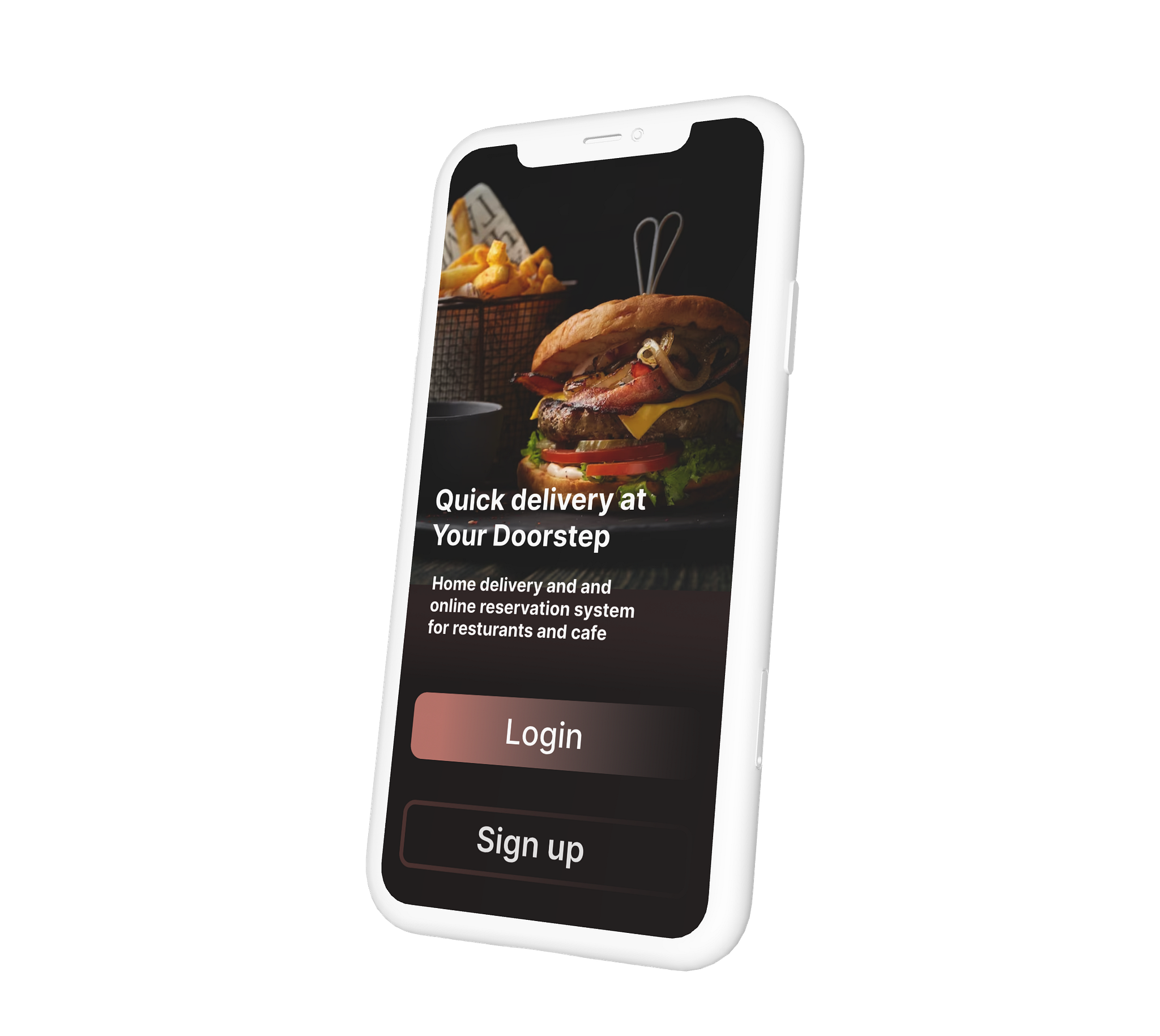 food app login design by Muhammad Shahid on Dribbble