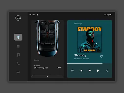 Car Infotainment System designs, themes, templates and downloadable ...