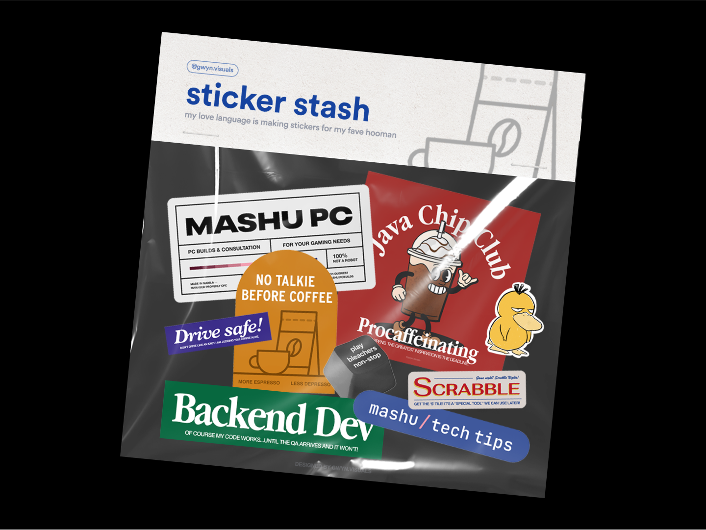 Sticker Stash by Gwyneth Cristo on Dribbble