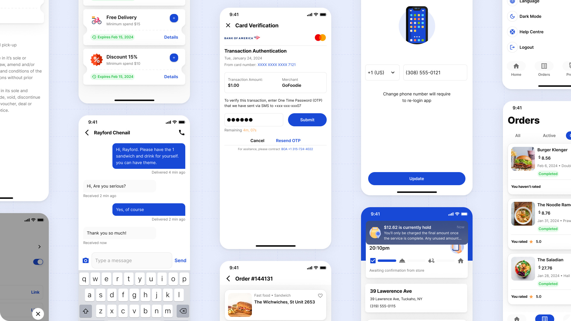 Food Delivery - Mobile App UIKit by Dei on Dribbble