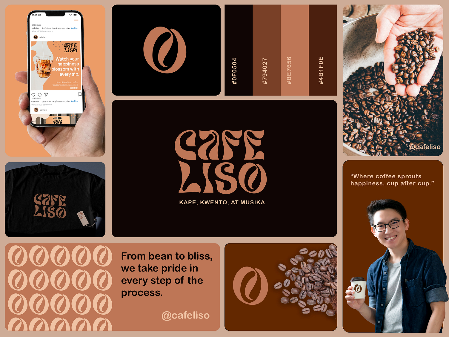 Cafe Liso logo by Jardo de la Peña on Dribbble