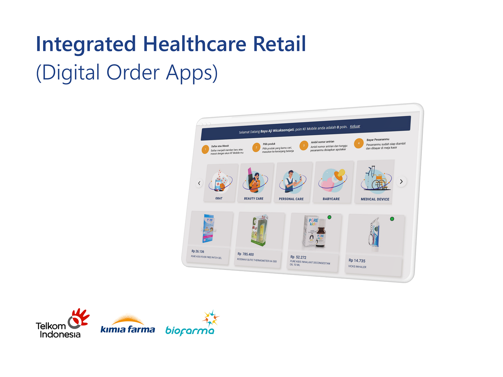 Integrated Healthcare Retail App by bryan rinaldo on Dribbble
