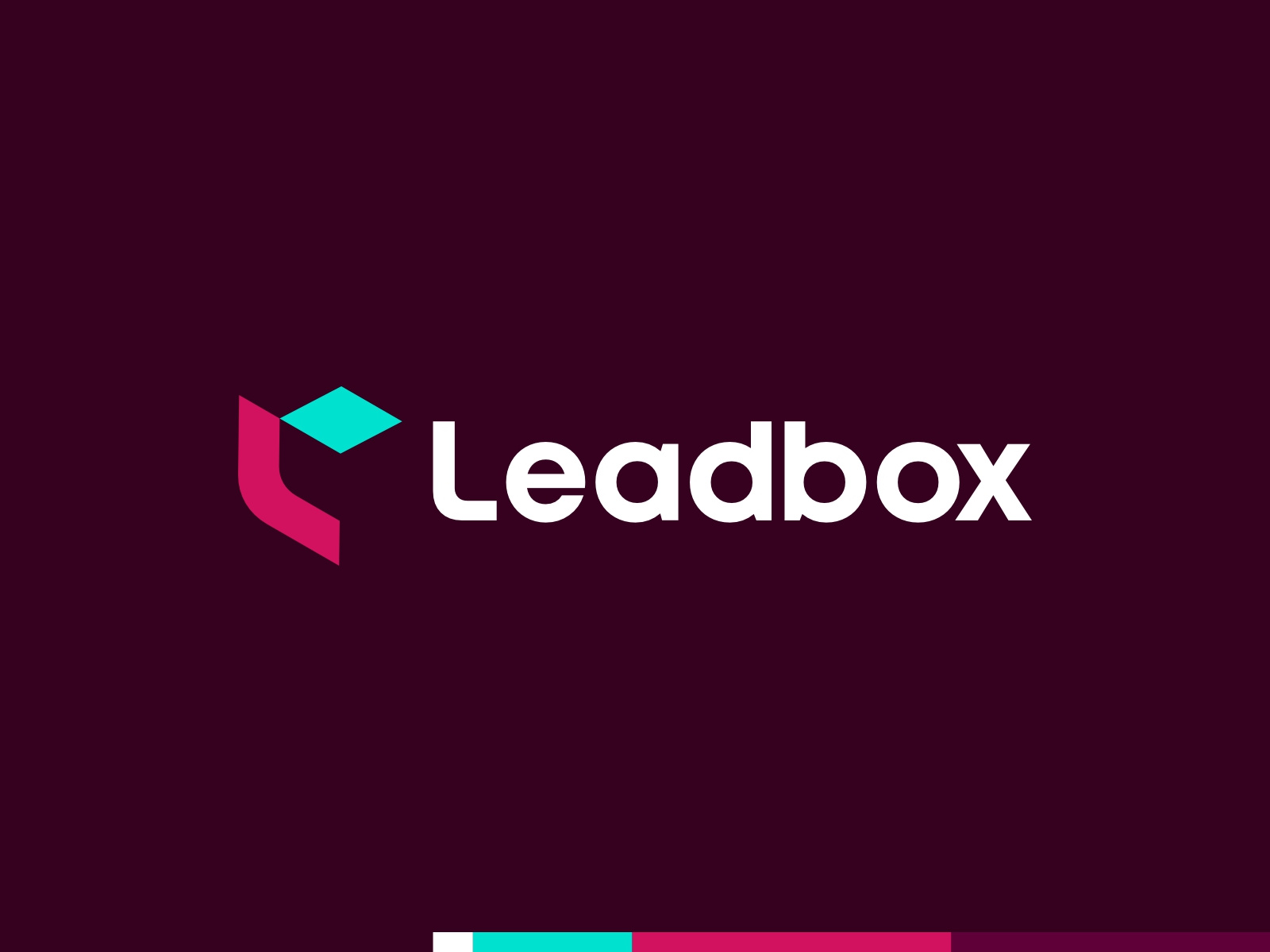 Leadbox, marketing & sales, L + box, negative space logo design by Alex ...
