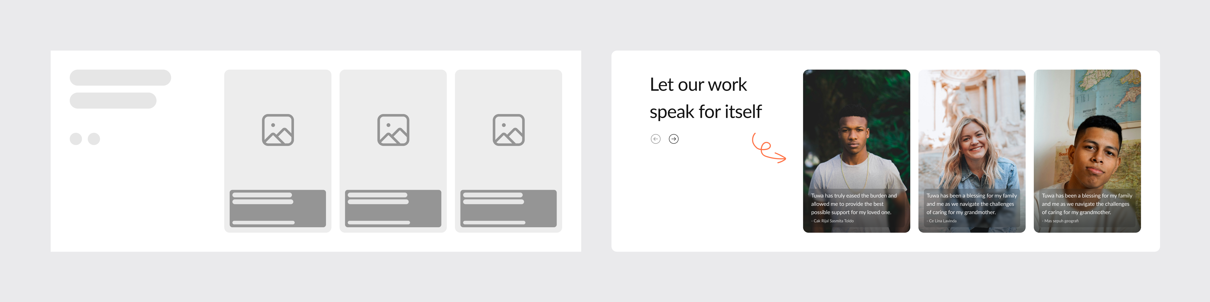 Tuwa: Elder Healthcare Landing Page by Michael Stevanus Hartono ️ on ...