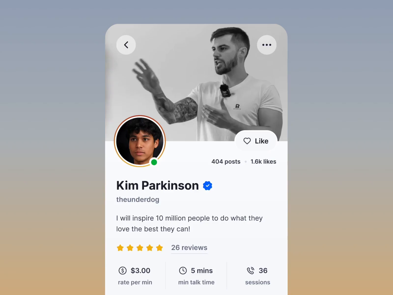 Profile Page by Vishnu Prasad V P on Dribbble