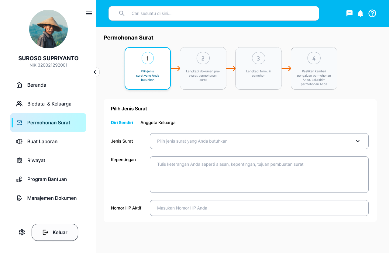 OpenSID Dashboard by Tazu on Dribbble