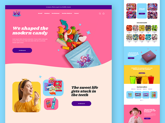 Candy UI designs, themes, templates and downloadable graphic elements ...