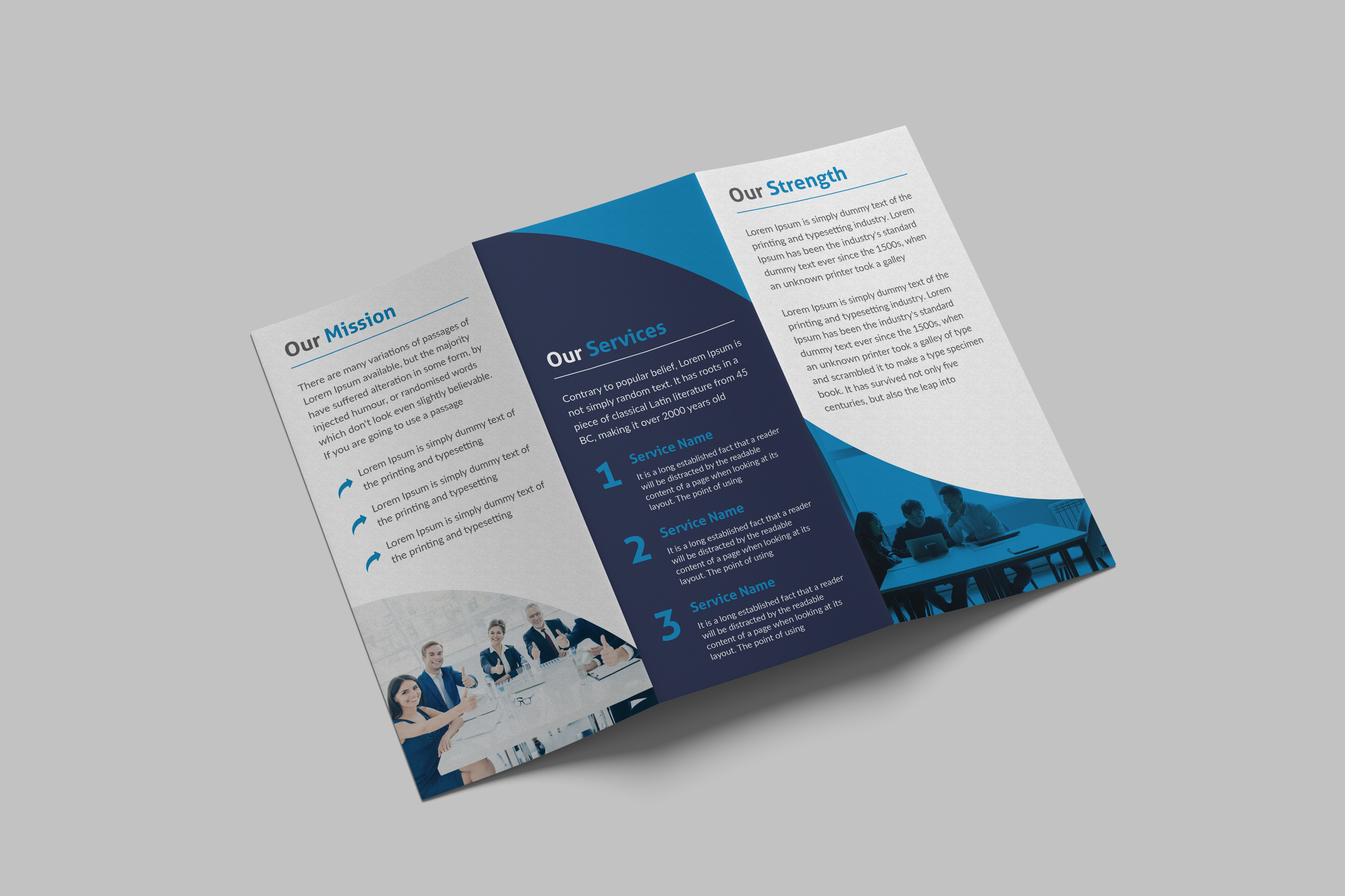 Trifold Brochure by Wali Ullah on Dribbble
