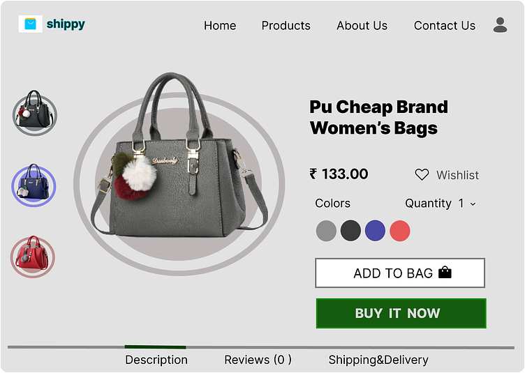 Single Product Page Design by Devika K on Dribbble